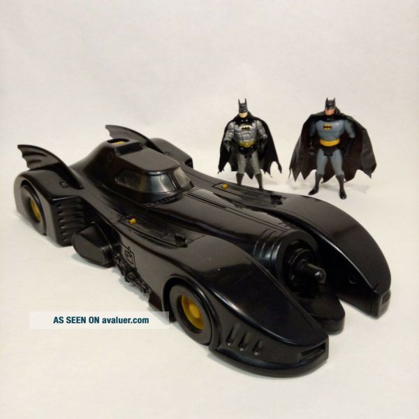 1992 Kenner Batman Returns Batmissile Batmobile W/ 2 Batman Figures ...