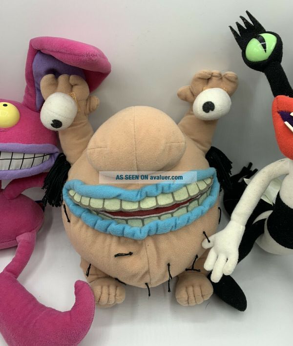 Vintage 1995 Aaahh Real Monsters Plush Oblina Krumm Ickis Nickelodeon ...