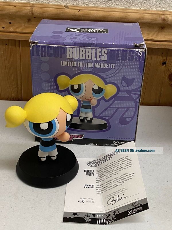 Cartoon Network The Powerpuff Girls Bubbles Limited Edition Maquette ...