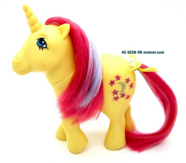 ⭐️ My Little Pony ⭐️ G1 Vintage Nirvana Italian Yellow Moondancer W ...
