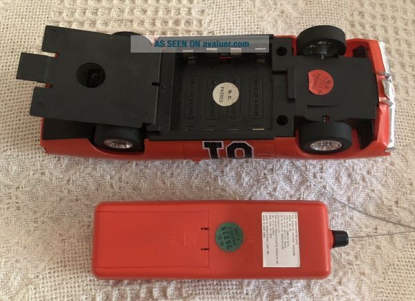 1981 DUKES OF HAZZARD GENERAL LEE REMOTE CONTROL CAR BY PRO/CISION ...