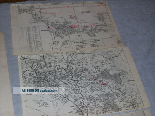 Authentic 1968 TV The Monkees Production Travel Directions Sheet & Maps ...