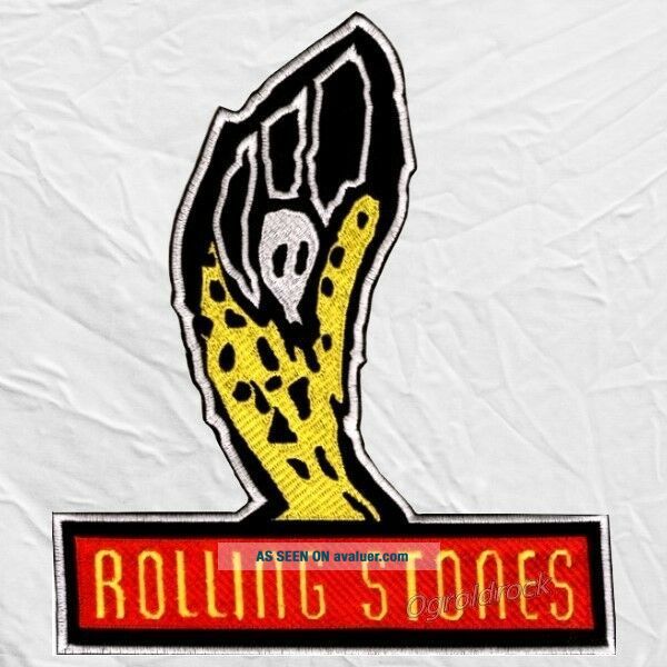 Voodoo Lounge Logo Embroidered Big Patch The Rolling Stones Mick Jagger ...
