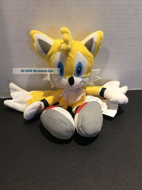 Sonic The Hedgehog Tails Plush 8” Viz Media Toy Network Ex Cond | #34010900
