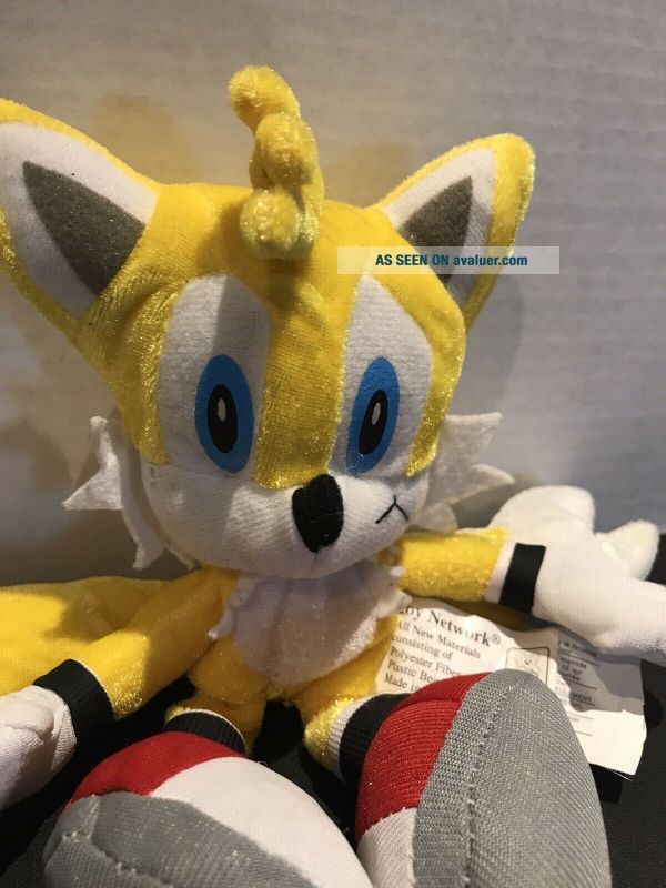 Sonic The Hedgehog Tails Plush 8” Viz Media Toy Network Ex Cond | #34010900