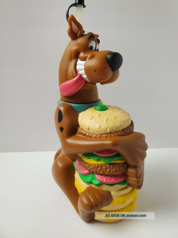 Vintage Scooby Doo Plastic Drinking Cup With Straw 2000 Hanna - Barbera ...