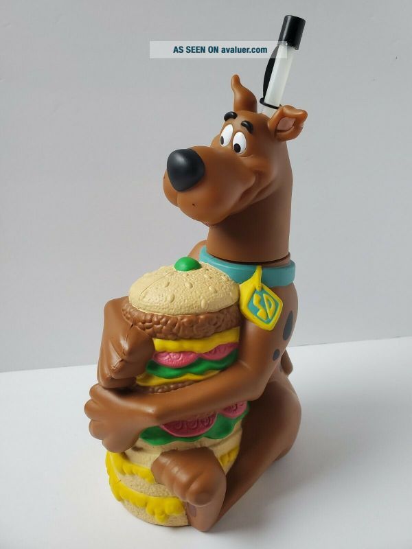 Vintage Scooby Doo Plastic Drinking Cup With Straw 2000 Hanna - Barbera ...