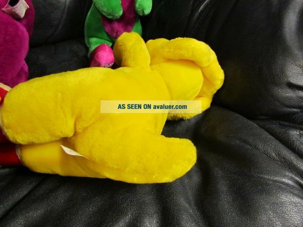 1992 Barney The Dinosaur Hand Puppet Baby Bop 1994 BJ Plush | #34024203