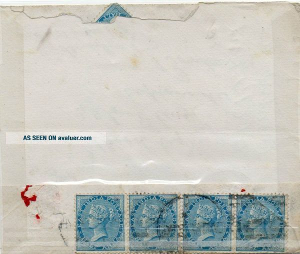 INDIA POSTAL HISTORY COVER. REGISTERED BOMBAY. TWO SCANS | #34042837