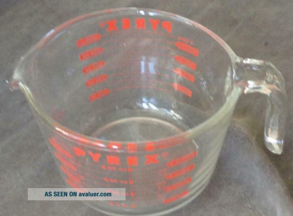 Vintage Pyrex Originals 4 Cup Glass Measuring Pitcher - VGC - GREAT ...