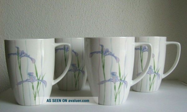 Corelle Shadow Iris Square Mugs - Set Of 4 | #34136828