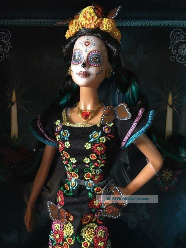 DIA DE LOS MUERTOS BARBIE - Day Of Dead Barbie UNTOUCHED STILL MATTEL ...