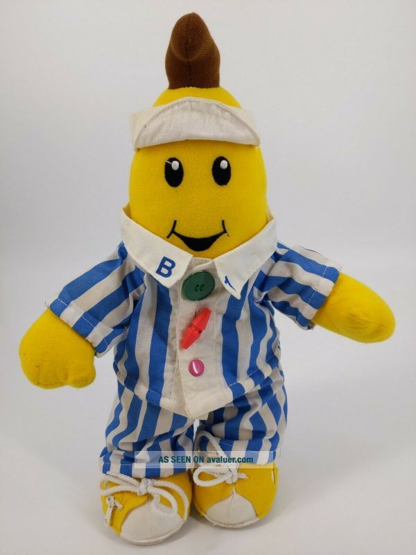Vintage 1995 TOMY B1 Banana In Pajamas Plush 16 " Stuffed Animal Toy ...