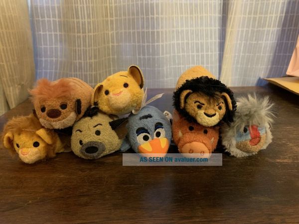 Disney Store Tsum Tsum Mini Plush The Lion King Set Of 8 | #34201356