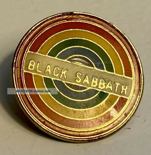Vintage Black Sabbath Enamel Metal Pin (Very Rare) 1980’s | #34164986