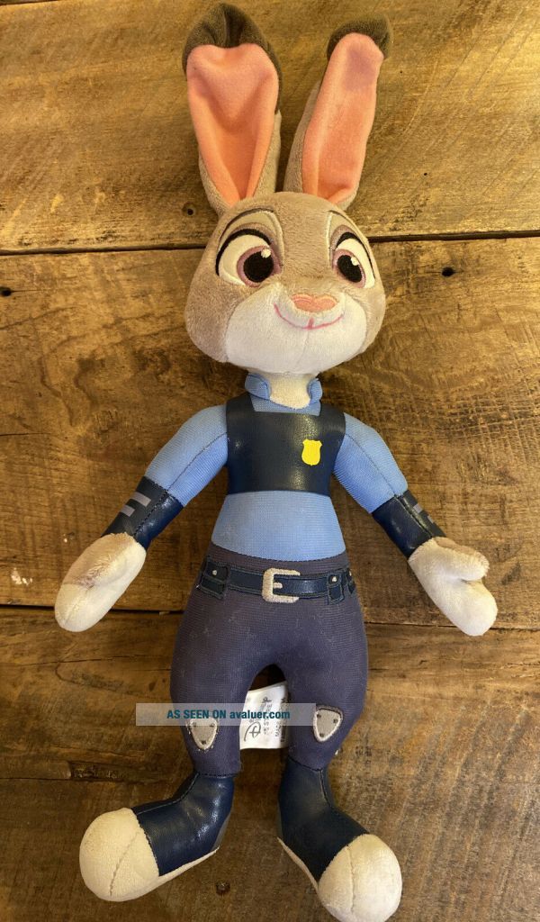 Disney Store Exclusive Zootopia Police Officer Judy Hopps Plush Rabbit ...