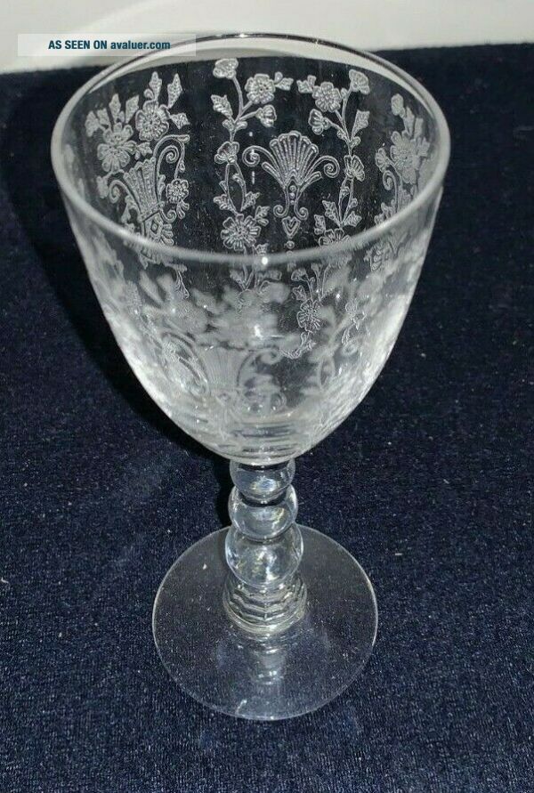 Duncan And Miller FIRST LOVE 5 1/4 " Tall WINE GOBLET | #34336562