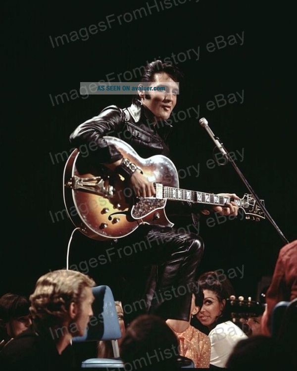 8x10 Print Elvis Presley On State Performing 1968 EPPE | #34292854