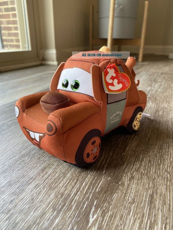 Disney Pixar Cars Tow Mater Plush Toy Stuffed Truck Small | #34399589