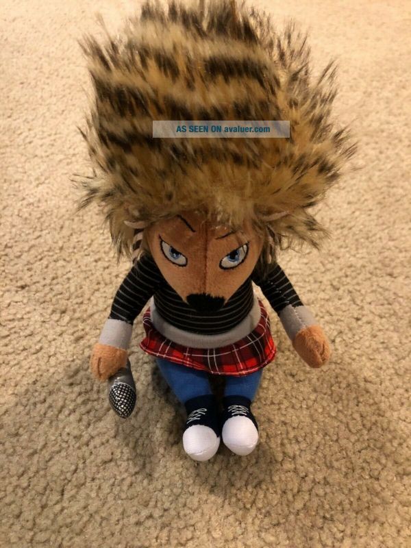 Ash Porcupine Beanie Plush Stuffed Animal From Sing Movie Ty 7” | #34412715