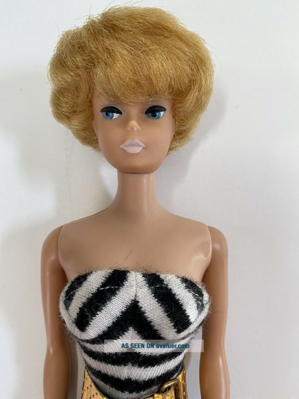1962 Vintage Bubblecut Barbie With Case And Clothes | #34361675