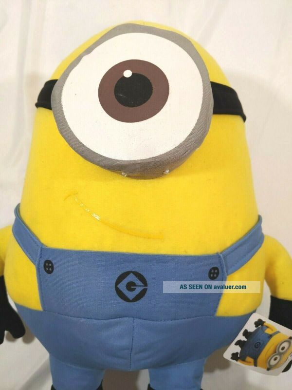 Despicable Me 2 Minion Plush Stuffed Animal Toy Movie Stuart LARGE ...
