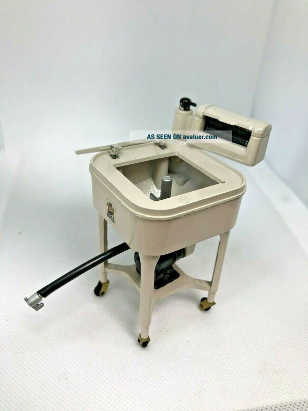Dollhouse Miniature Vintage Metal Maytag Wringer Washing Machine 1:12 ...