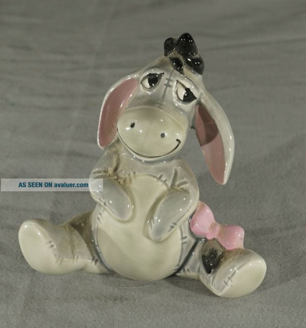 WALT DISNEY EEYORE WINNIE THE POOH CERAMIC FIGURE / FIGURINE 3 1/2 ...