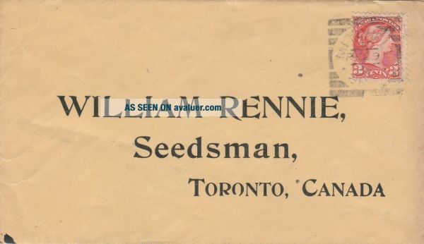 Canada MITCHELL ON Squared Circle QV 3c Small Queen Feb 29 1896 Leap ...