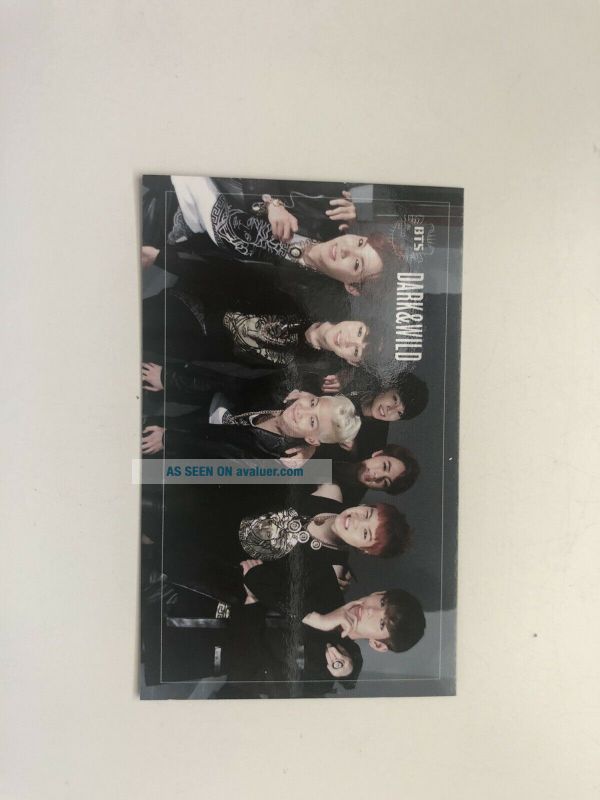 BTS Dark And Wild 1st Full Album Group Photo Card Official | #34401105