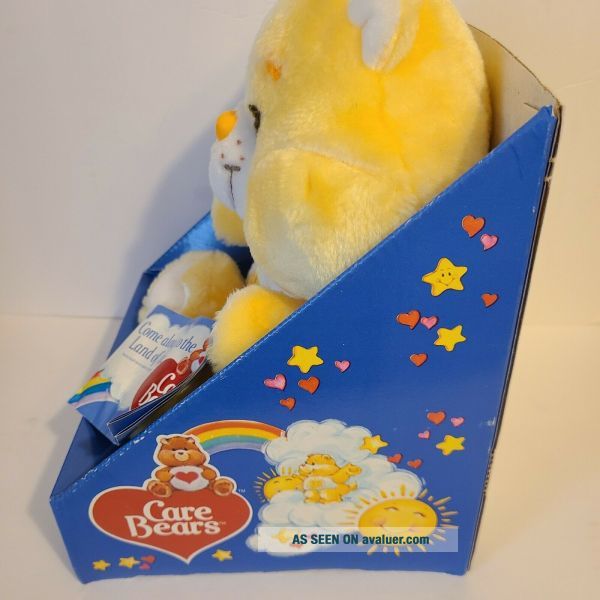 Vintage Kenner 80 ' S Plush Funshine 13 " Care Bear W\ Pamphlet Hang ...