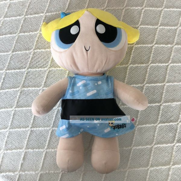Build A Bear The Powerpuff Girls Bubbles Stuffed Plush Doll Retired ...