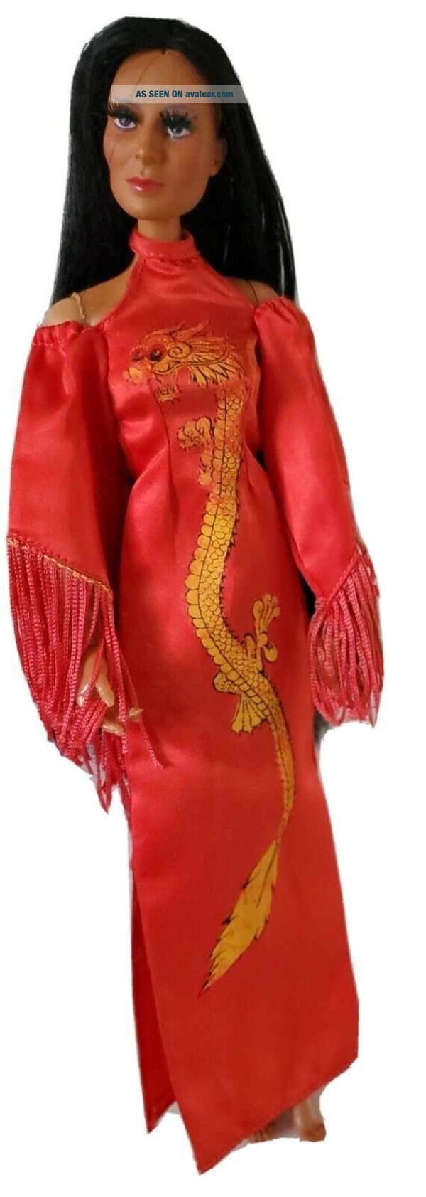 Vintage 1976 Mego - Cher Cherokee Bob Mackie Dress Doll | #34565048