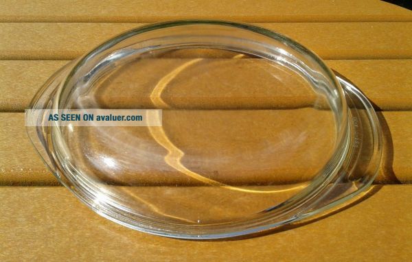 Lid ONLY Pyrex 684C Clear Glass Replacement For 2 Qt Casserole Tab ...