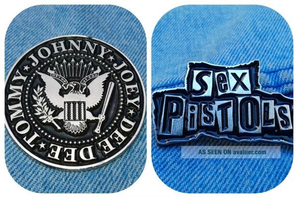 Ramones Sex Pistols Pin Badge Punk Rock Misfits 34608297