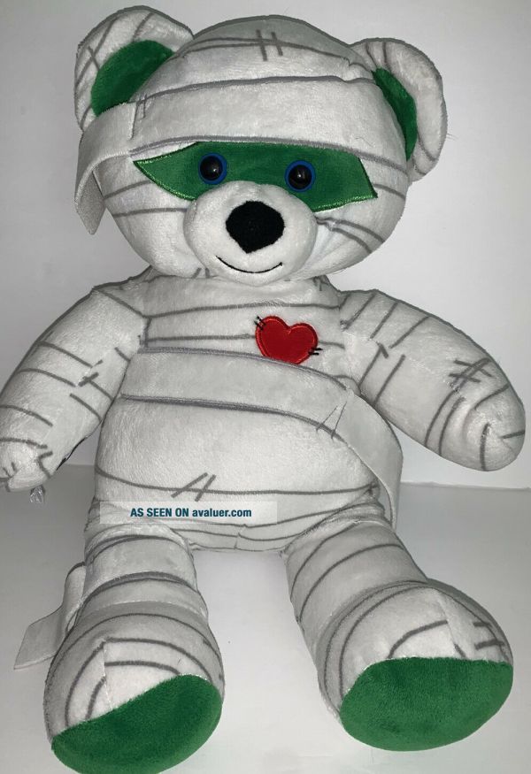 Build A Bear Mummy Teddy Bear Plush Halloween Retired Stuffed Bear 15 ...