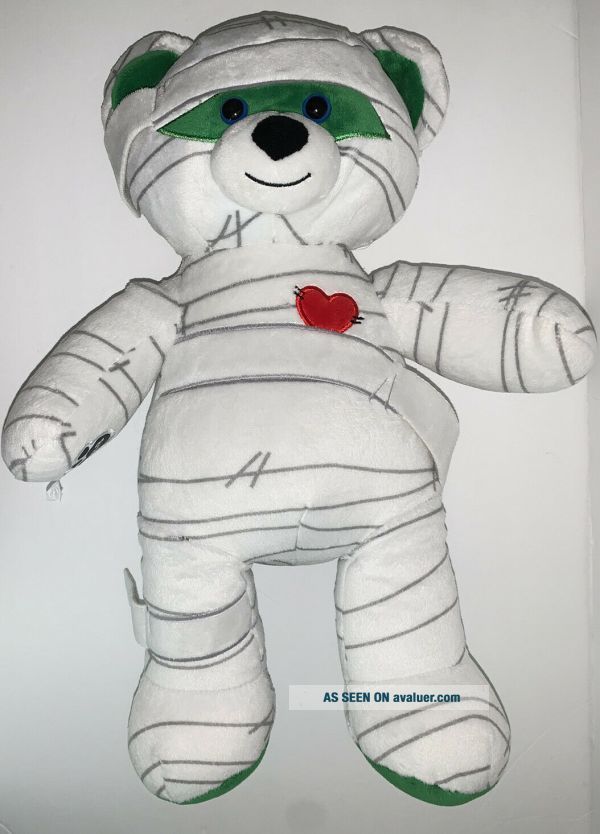 Build A Bear Mummy Teddy Bear Plush Halloween Retired Stuffed Bear 15 ...