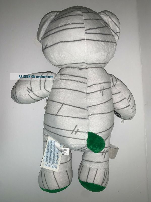 Build A Bear Mummy Teddy Bear Plush Halloween Retired Stuffed Bear 15 ...