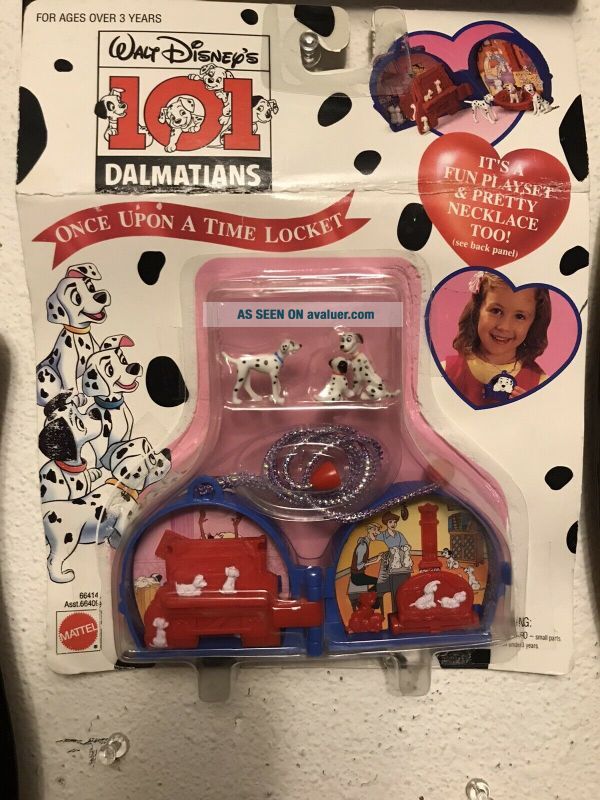 Disney 101 Dalmations Once Upon A Time Locket Poly Pocket Style Mattel ...