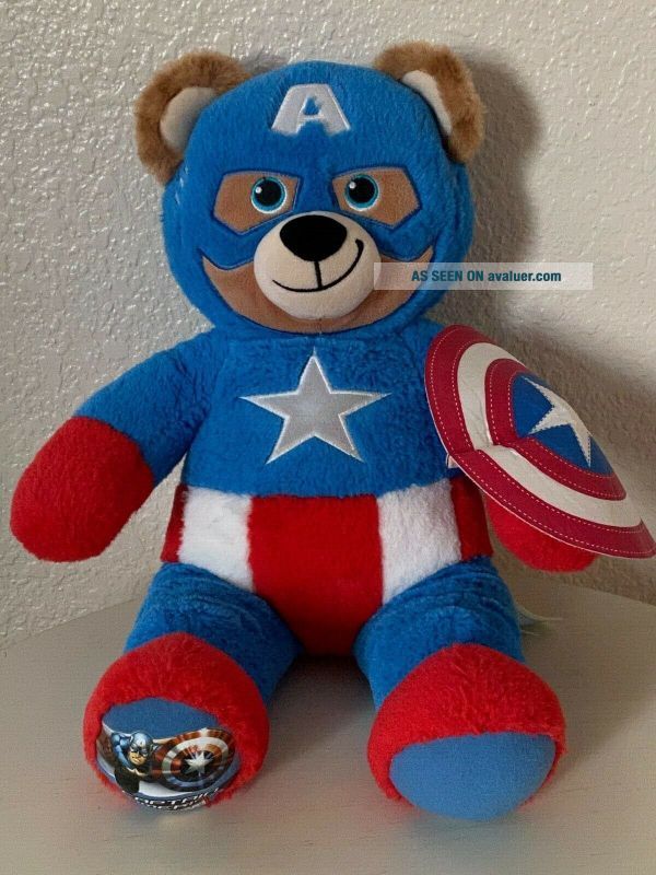 Marvel Avengers Build A Bear Captain America Plush | #34877645