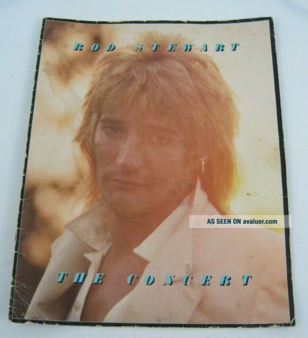 Vintage ROD STEWART The Concert Tour Program RARE 1977 Music ...