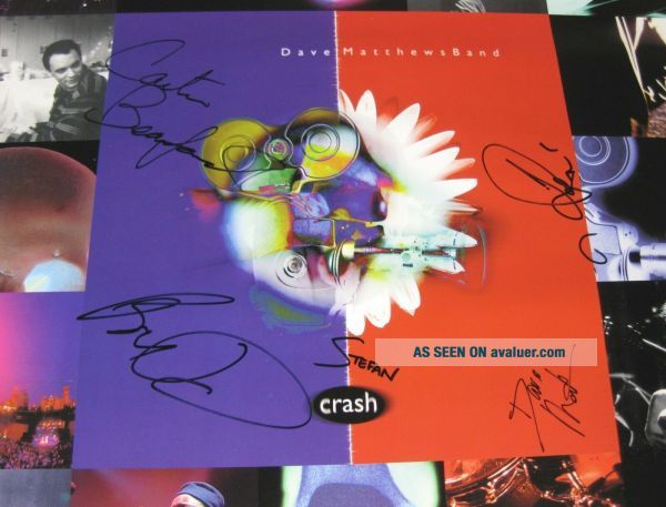 DAVE MATTHEWS BAND Signed Autograph 18x24 Poster By All 5 Members Leroi ...