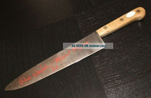 Halloween Knife Signed By Micheal Myers Nick Castle & Dick Warlock JSA ...