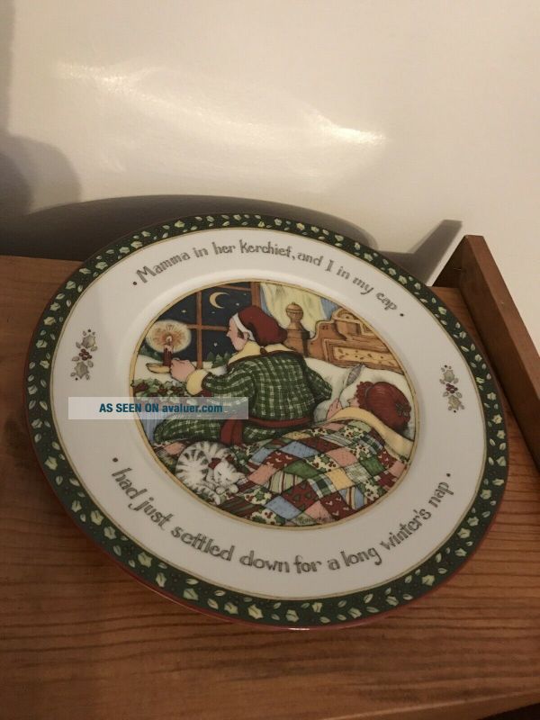 A Christmas Story Series - 2 Set Of 4 Dinner Plates Susan Winget ...