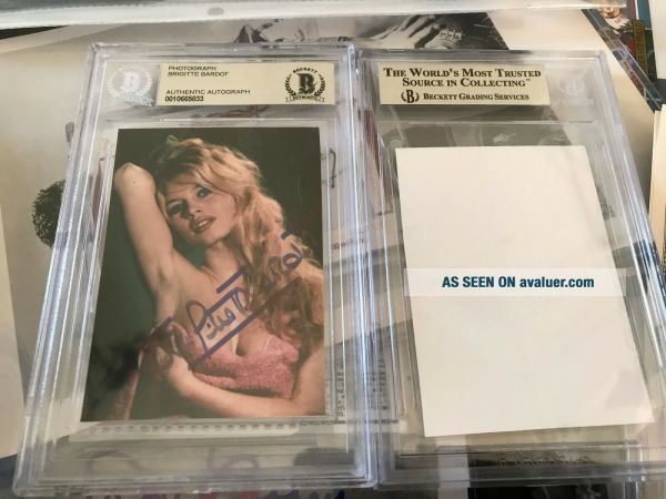 Brigitte Bardot Actress Model Signed Photo AUTO Autograph BGS BAS Auth ...