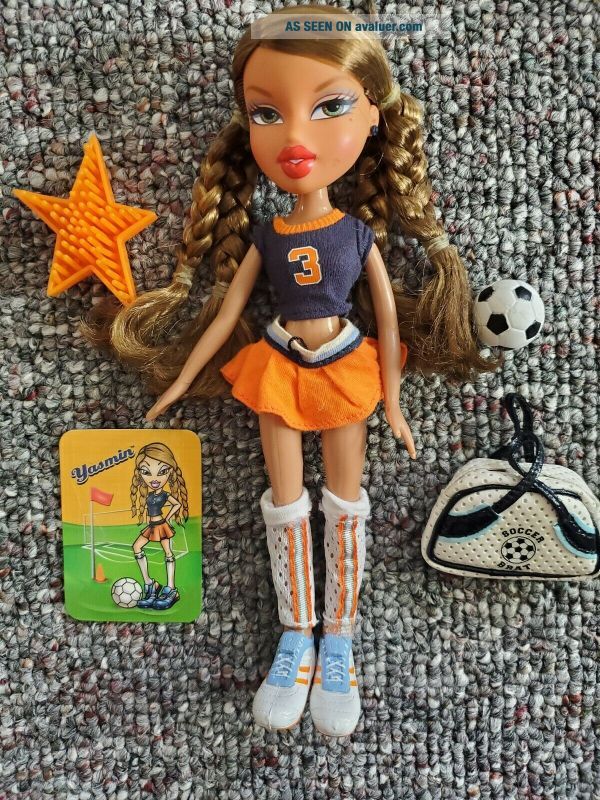 2001 Bratz Play Sportz Slammin Soccer Yasmin Doll | #35144792