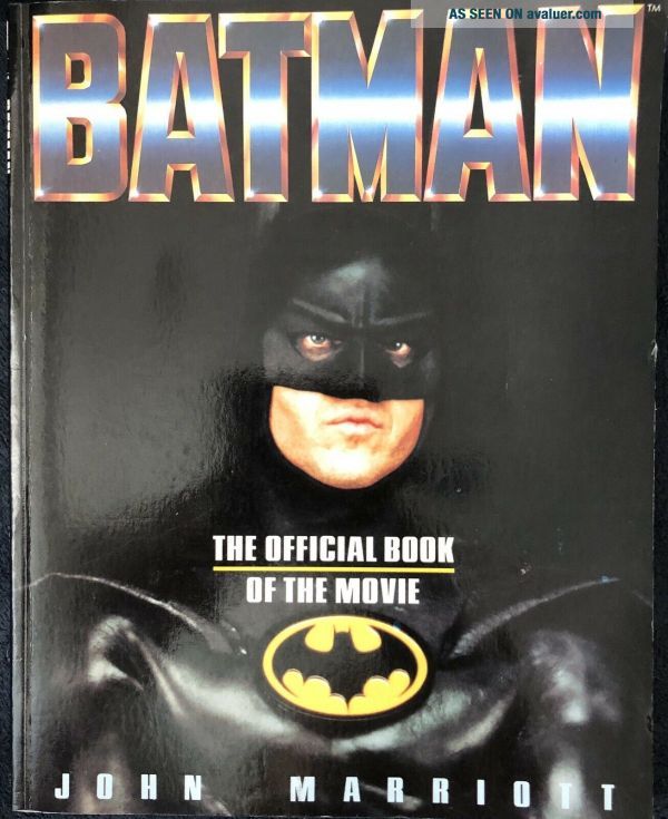 Tim Burton Signed Batman Official Book Of The Movie | #34965056