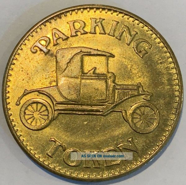 United States USA Parking Token Vintage Car American Eagle Token ...