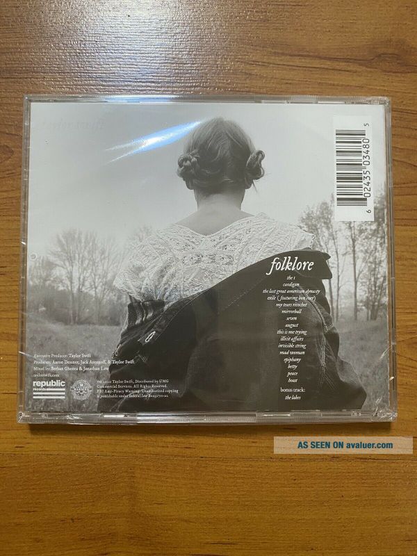 Taylor Swift Folklore Album CD Signed Limited Edition | #34995665