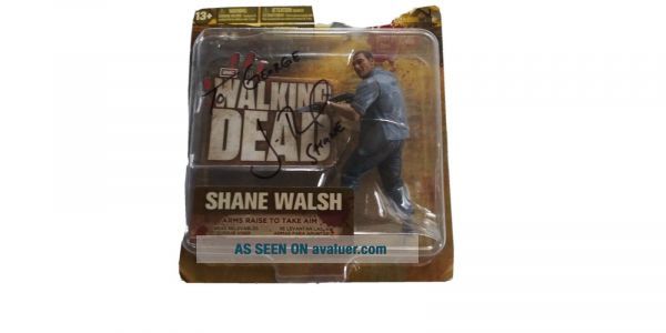 Jon Bernthal Signed Shane Walsh The Walking Dead McFarlane Figure ...